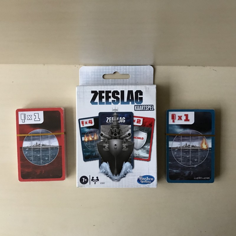 Zeeslag. Kaartspel.