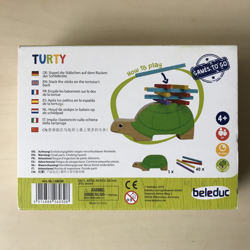 Turty spannend balanceerspel