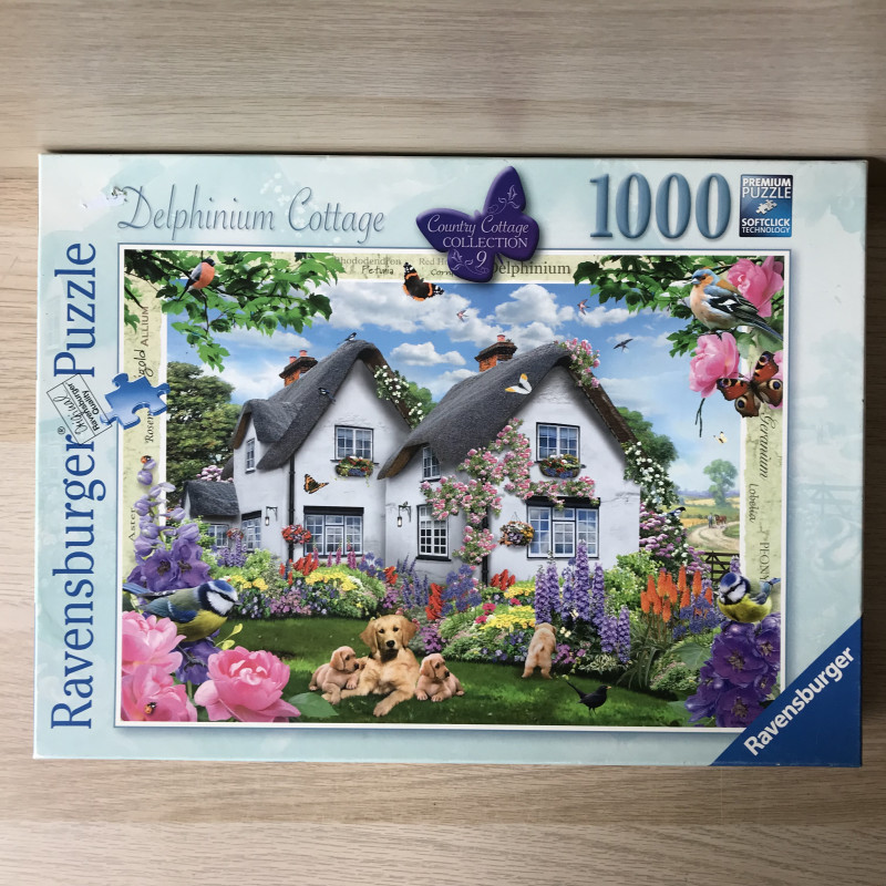 Ravensburger : Country Cottage Collection 9. Delphinium Cottage. 1000 ...