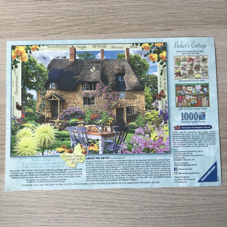 Ravensburger : Country Cottage Collection 14. Baker’s Cottage. 1000 ...