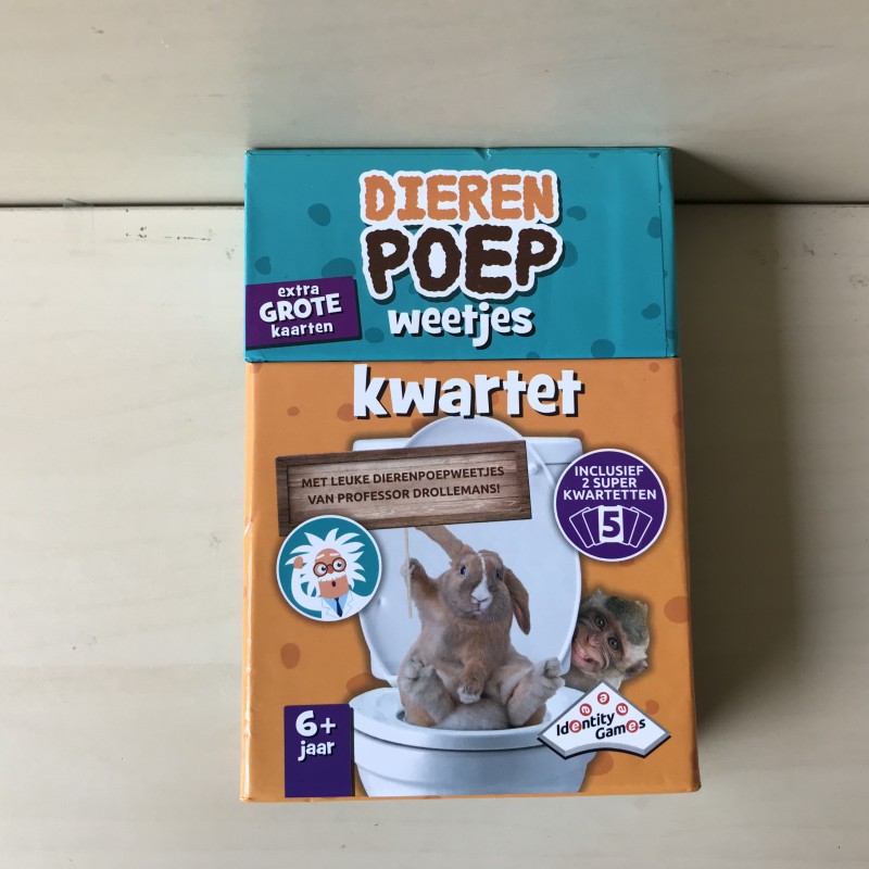Weetjes kwartet : Dieren Poep weetjes.