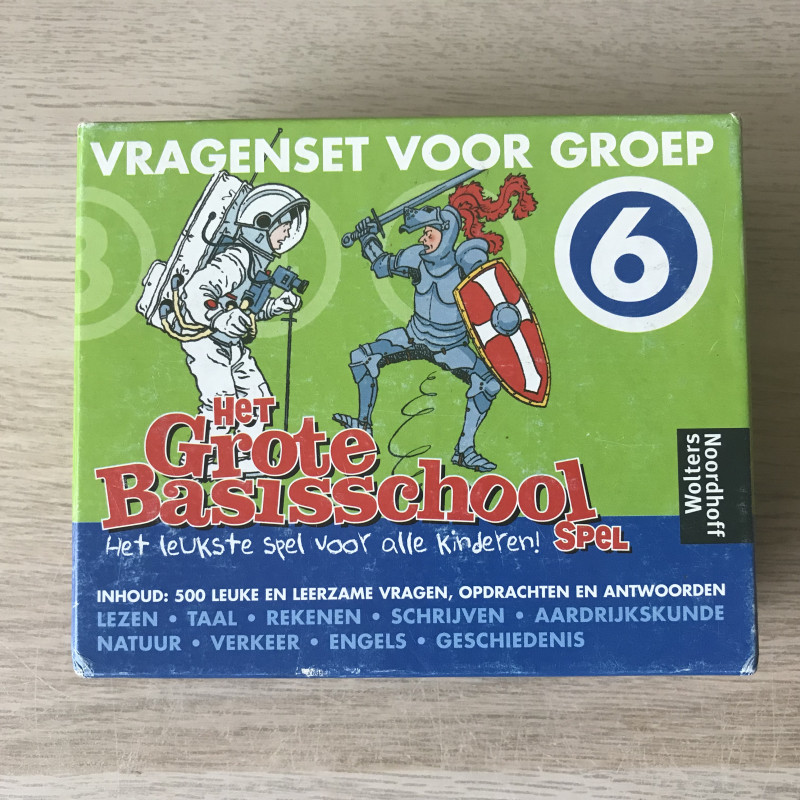 Het Grote basisschool spel: Vragenset voor groep 6