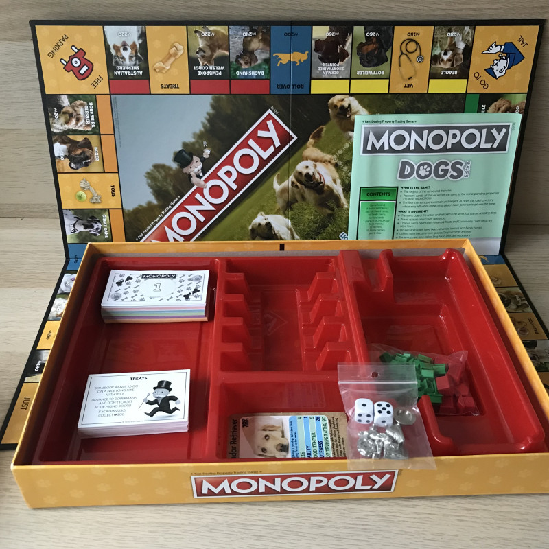 Monopoly dogs edition. Engelstalig.