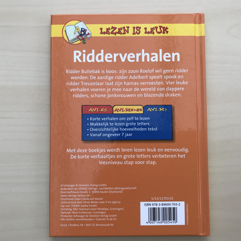 Lezen is leuk : Ridderverhalen