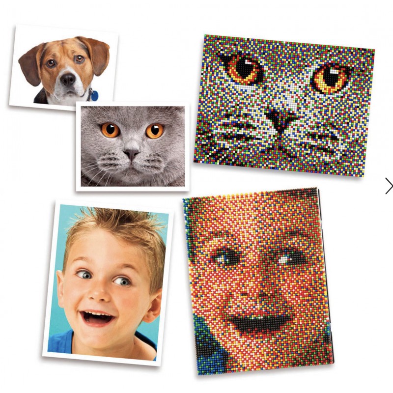 Photo pixel art