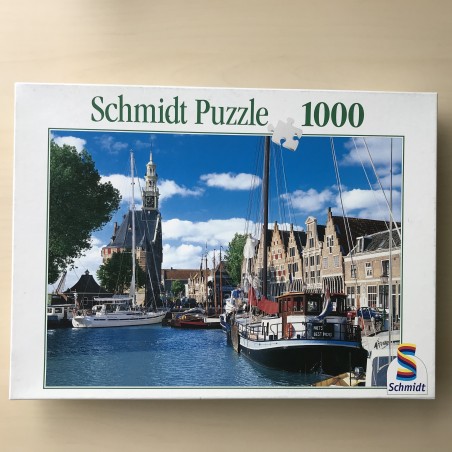 Boten in Hoorn.1000 stukjes.